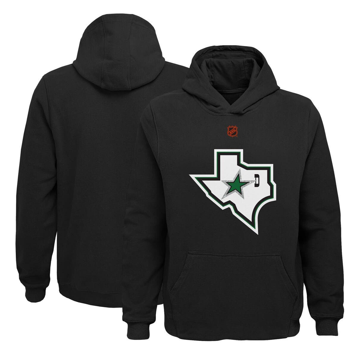Outerstuff Youth Black Dallas Stars Special Edition 2.0 Secondary Logo ...