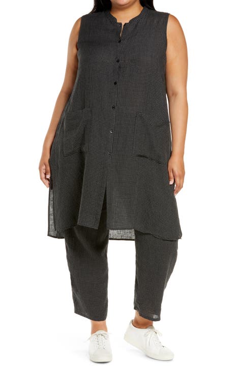 100% Linen Plus Size Clothing For Women | Nordstrom