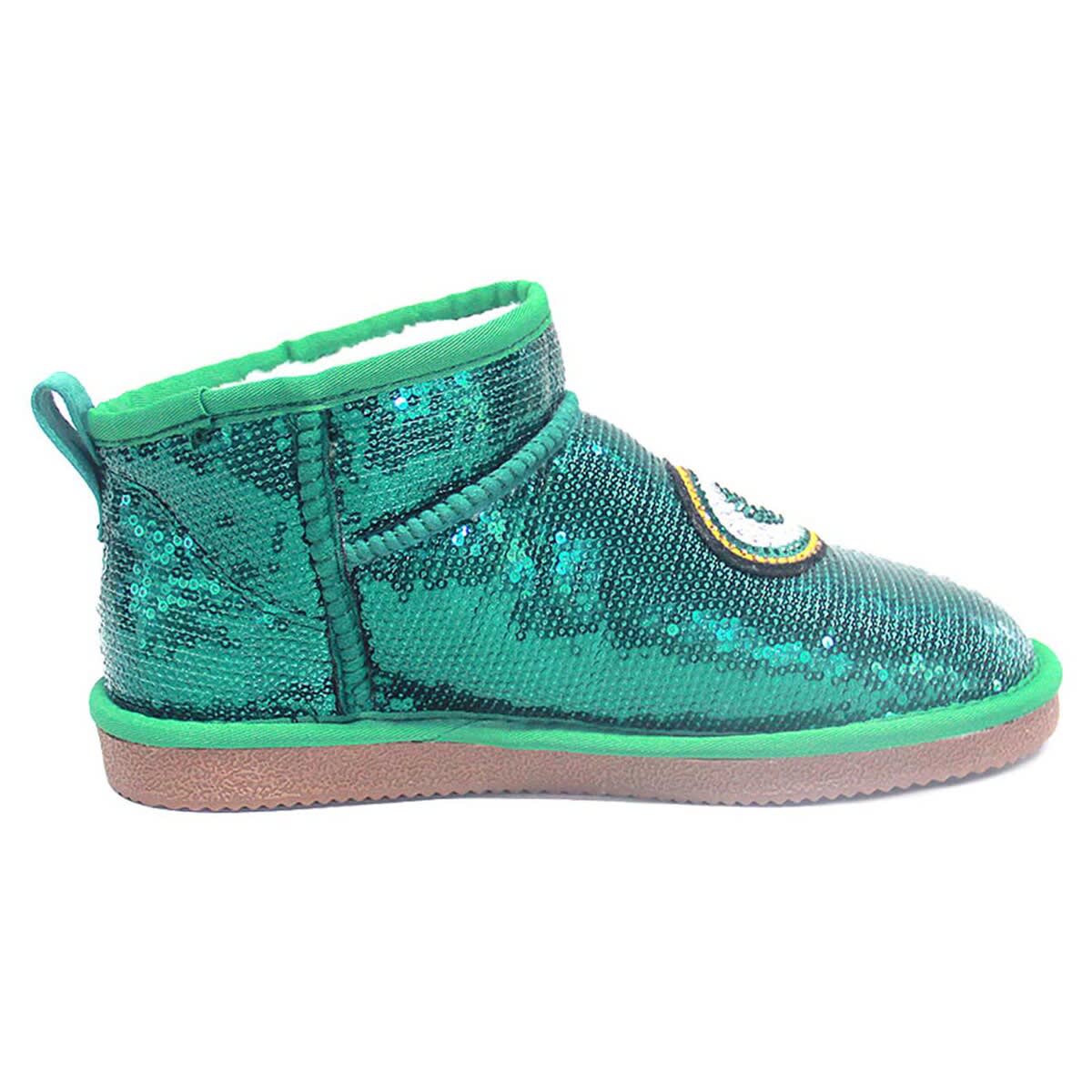 CUCE Women's Cuce Green Green Bay Packers Sequin Ankle Boots | Nordstrom