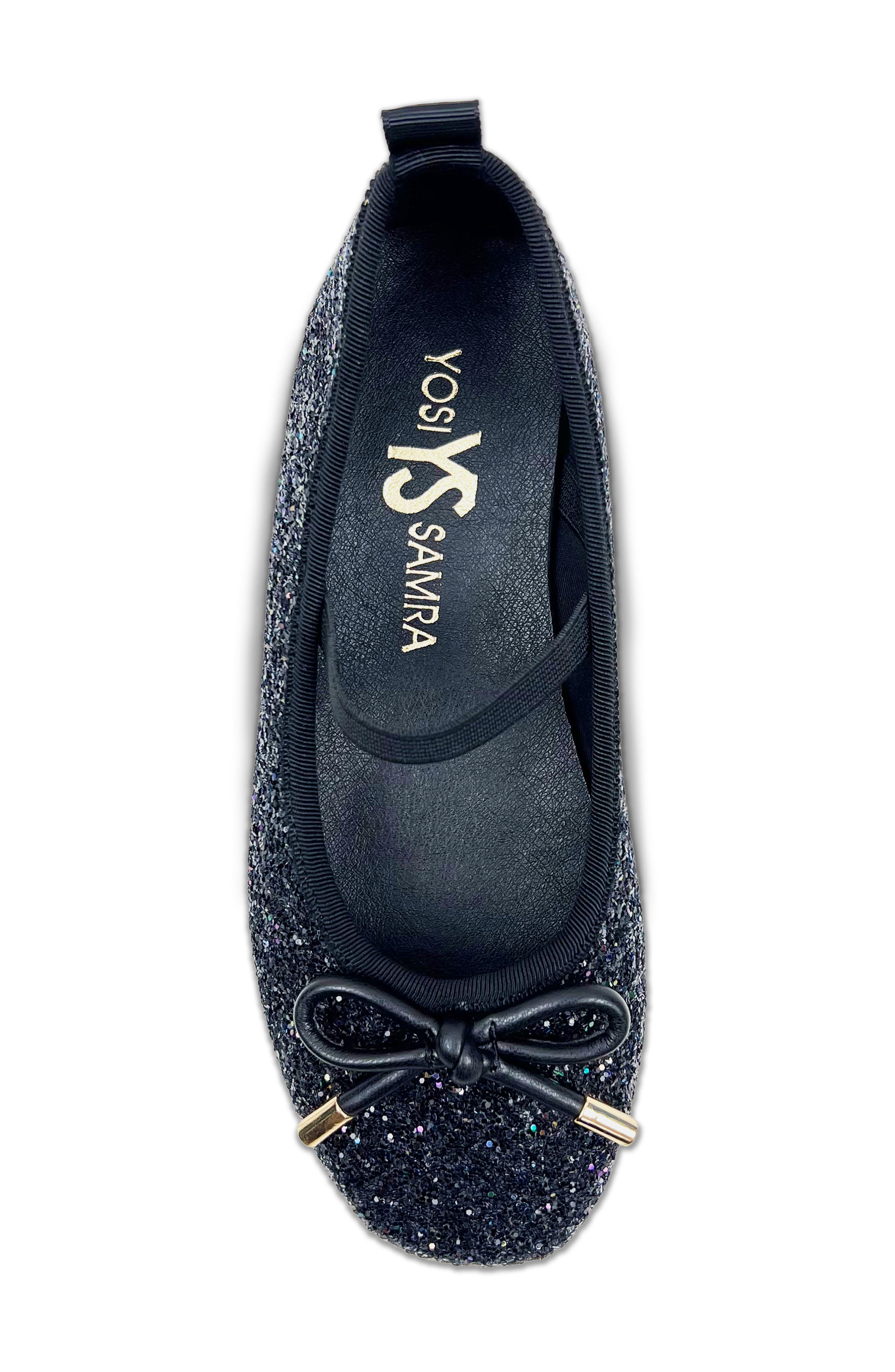 Yosi Samra Kids' Miss Emma Glitter Flat | Nordstrom