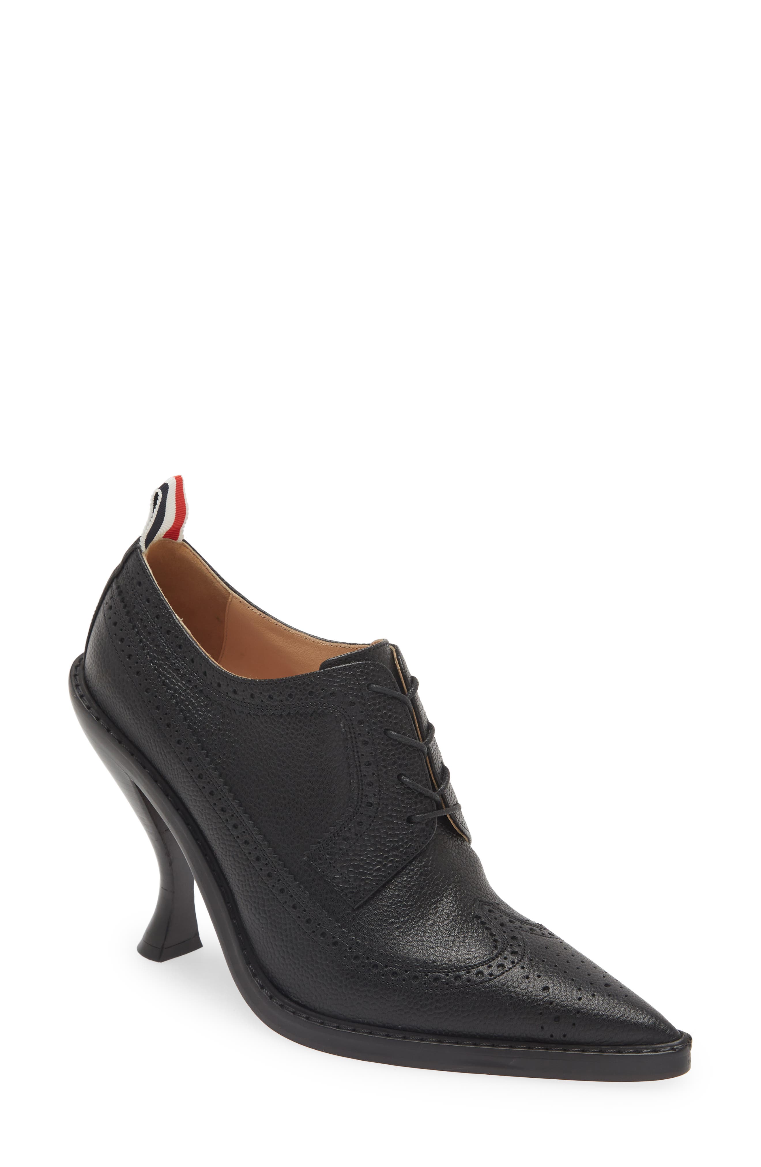 Thom Browne Pointed Toe Wingtip Pump (Women) | Nordstrom