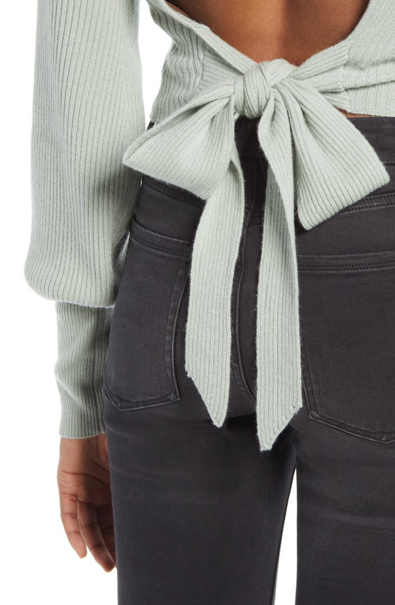 Reformation Osteria Open Back Cashmere Sweater | Nordstrom