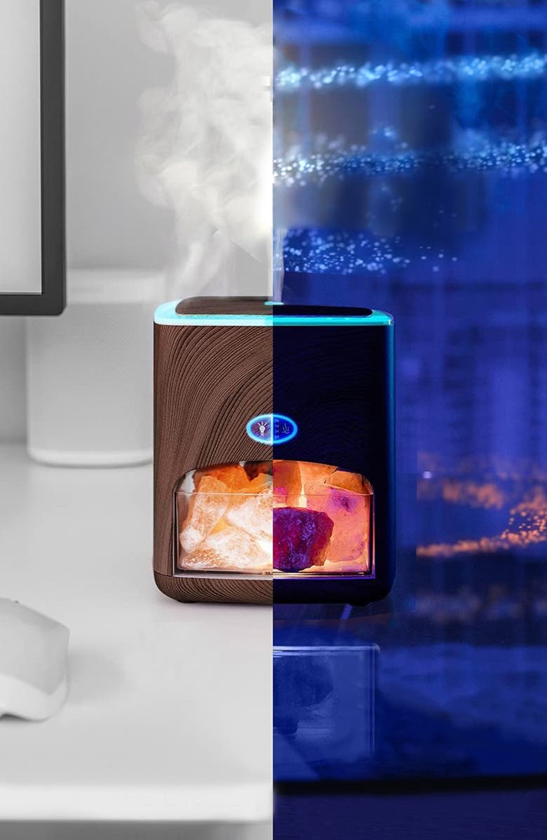 PURE DAILY CARE Himalayan Pink Salt Diffuser with 10 Essential Oils ...