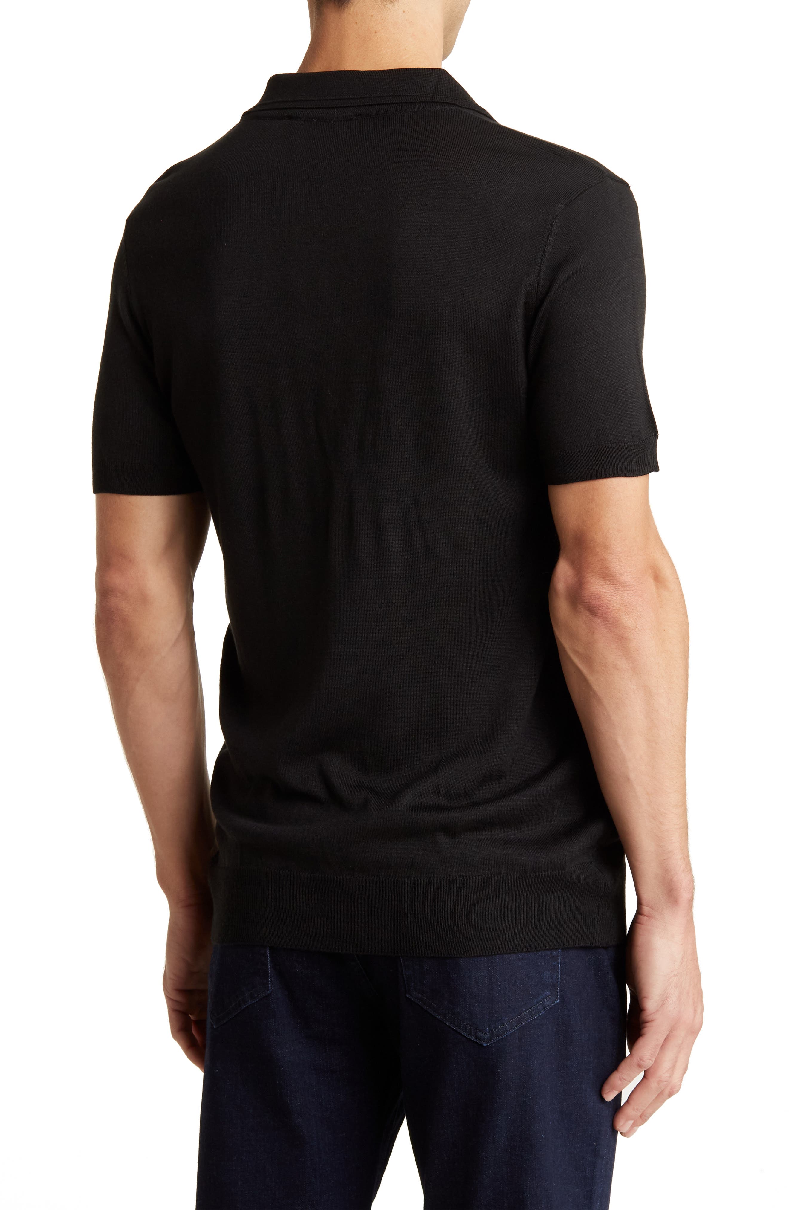 T.R. PREMIUM Short Sleeve Quarter Zip Knit Polo | Nordstromrack