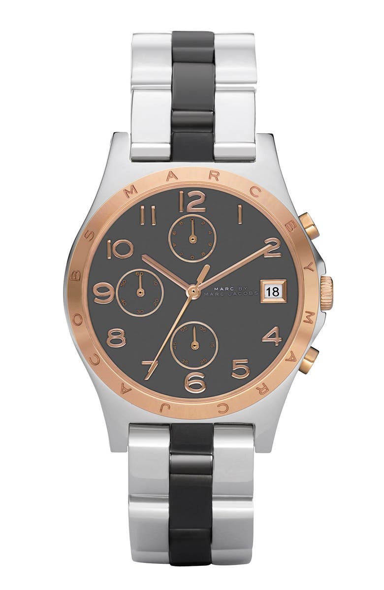 MARC JACOBS 'Henry' Two-Tone Chronograph Watch | Nordstrom MARC JACOBS 'Henry' Two-Tone Chronograph Watch | Nordstrom