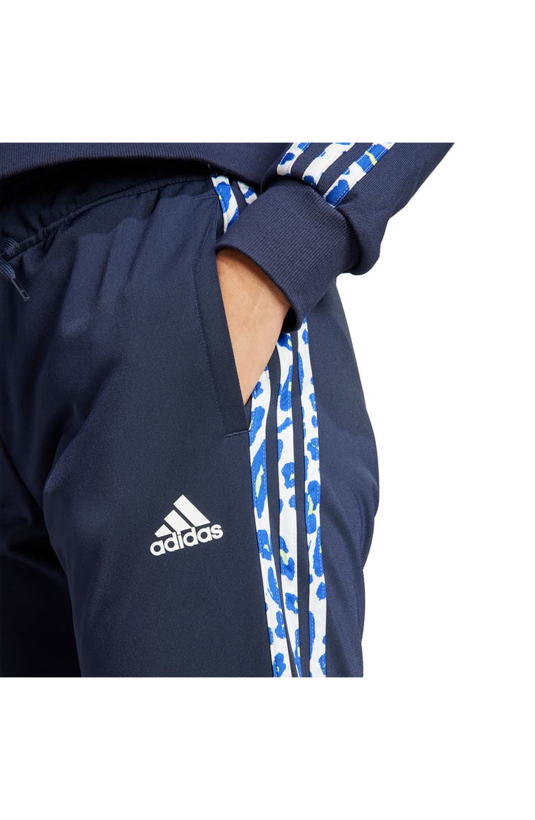 adidas Animal Print 3-Stripes Slim Tapered Track Pants | Nordstromrack