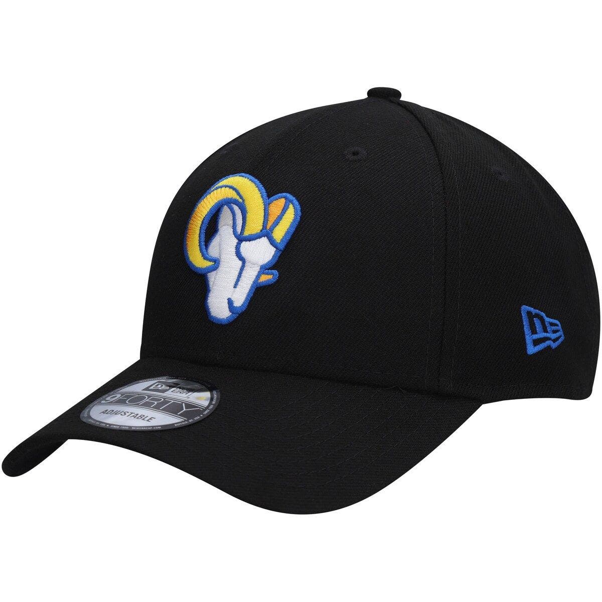 New Era Men's New Era Black Los Angeles Rams Logo The League 9FORTY ...
