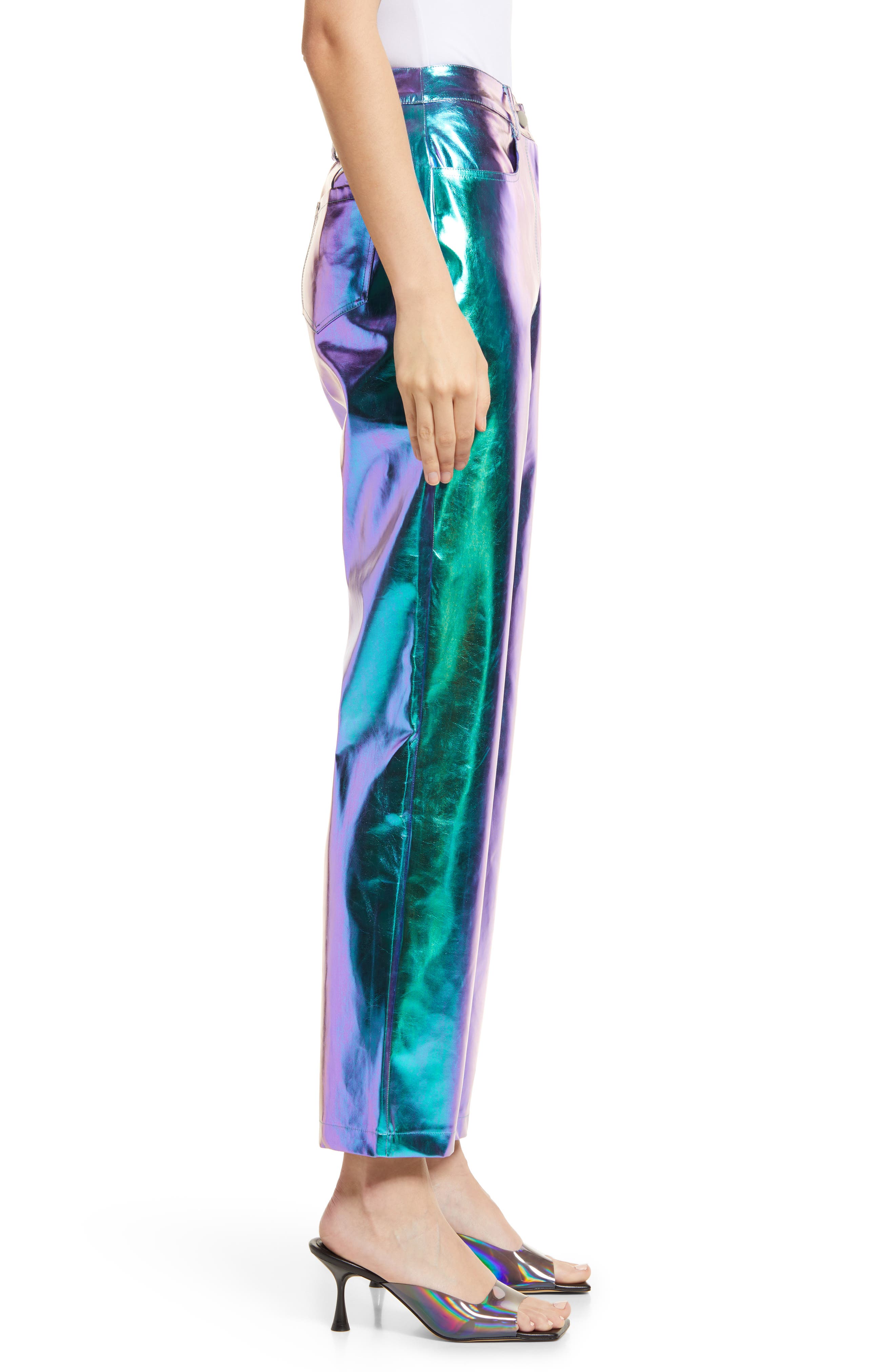 Amy Lynn Shiny Straight Leg Pants | Nordstrom