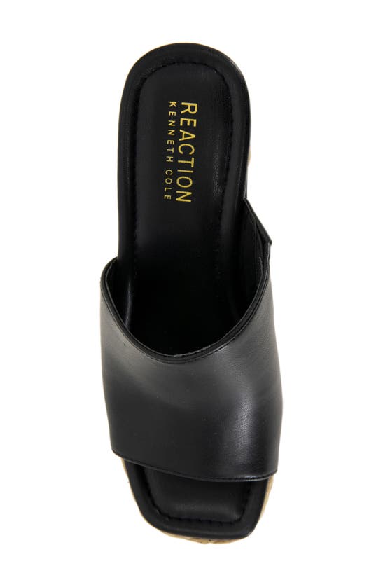 Reaction Kenneth Cole Maria Platform Wedge Mule In Black | ModeSens