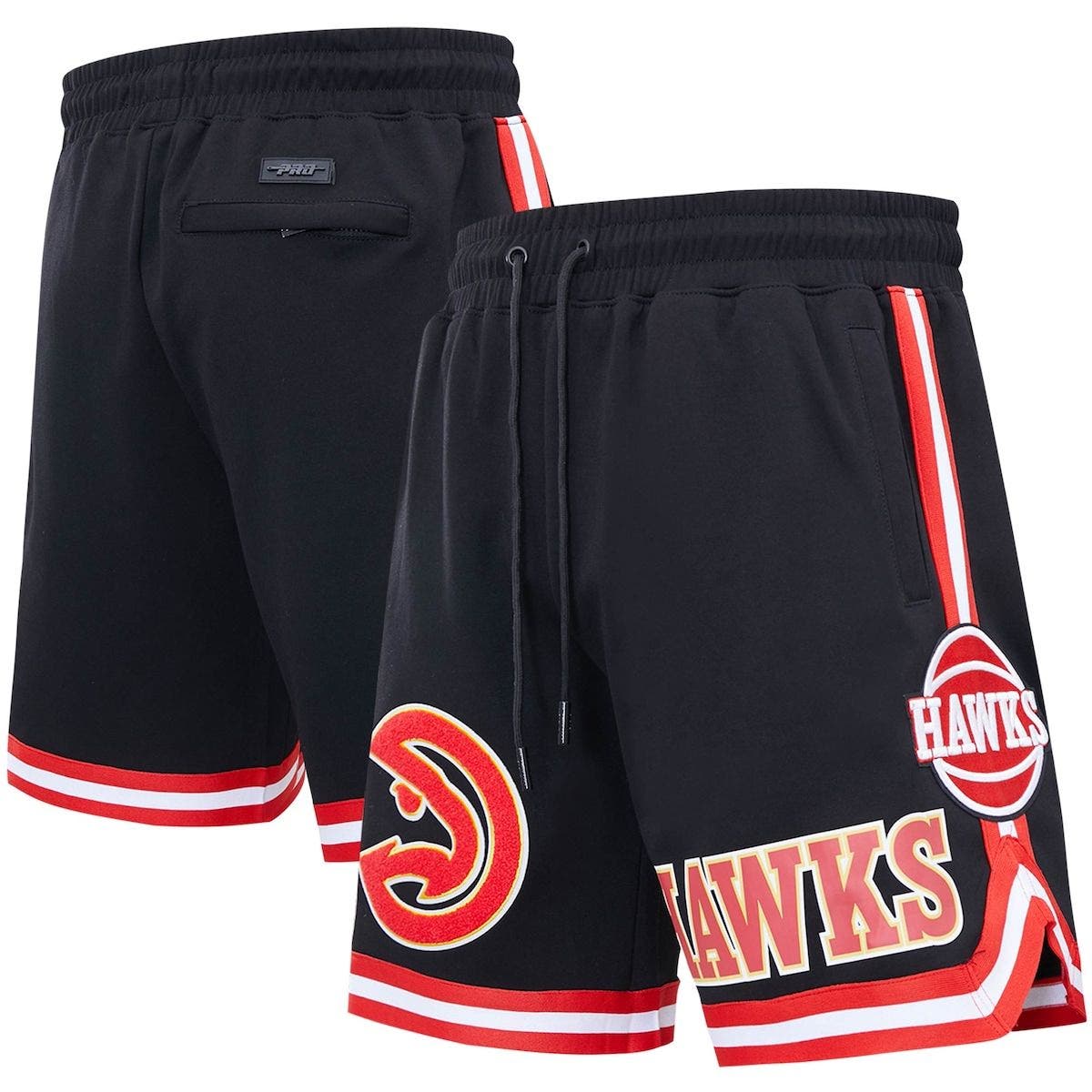 PRO STANDARD Men's Pro Standard Black Atlanta Hawks Chenille Shorts ...