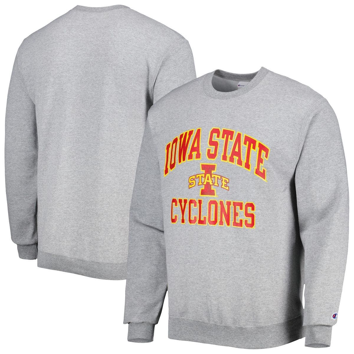 Champion Men's Champion Heather Gray Iowa State Cyclones High Motor ...