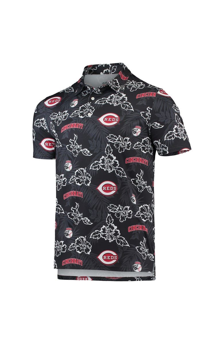 Reyn Spooner Men's Reyn Spooner Black Cincinnati Reds Performance Polo ...