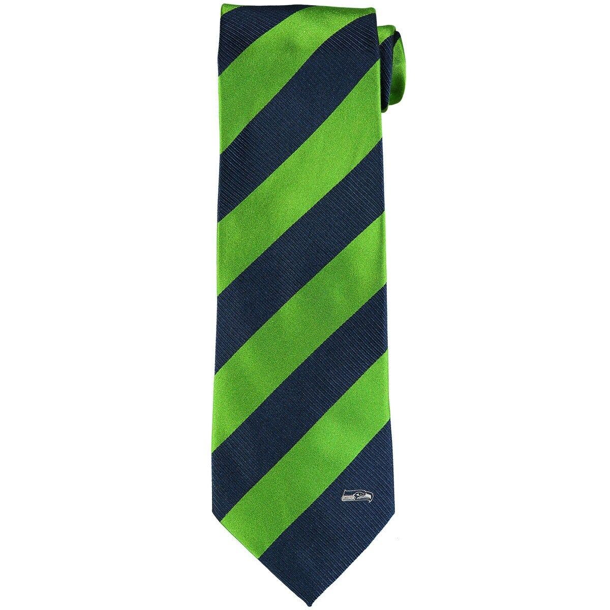 EAGLES WINGS Men's Seattle Seahawks Regiment Woven Silk Tie | Nordstrom