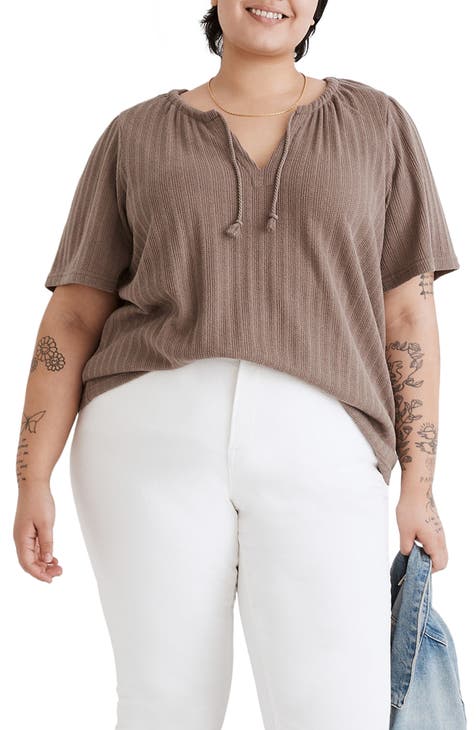 Brown Plus-Size Tops for Women | Nordstrom