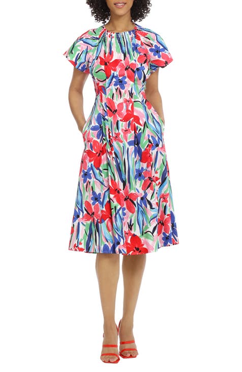 Women's Red Midi Dresses | Nordstrom