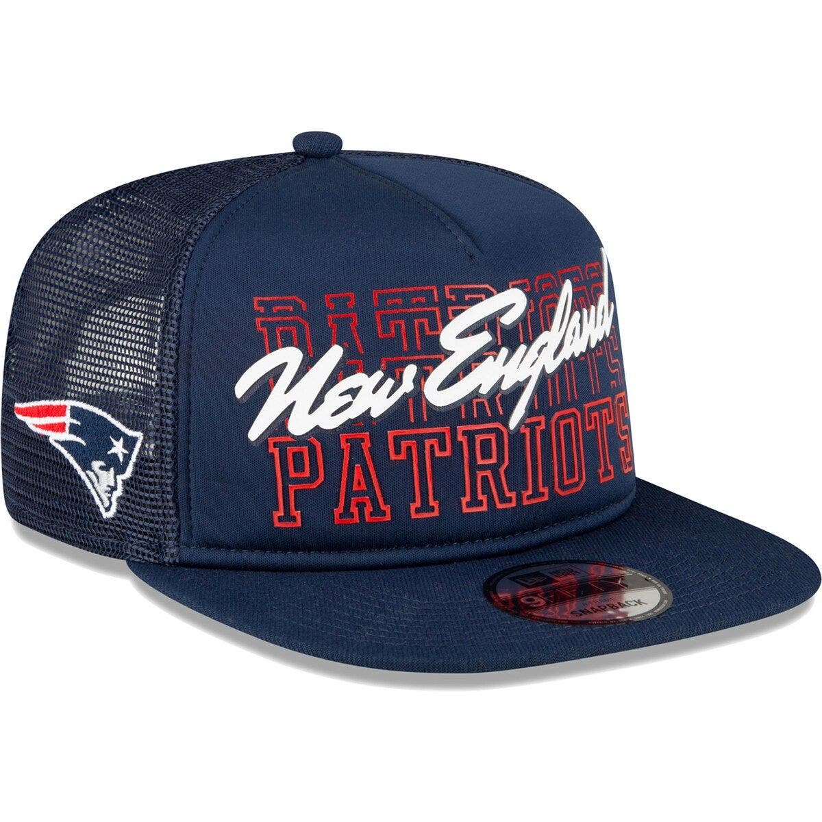 New Era Men's New Era Navy New England Patriots Instant Replay 9FIFTY ...