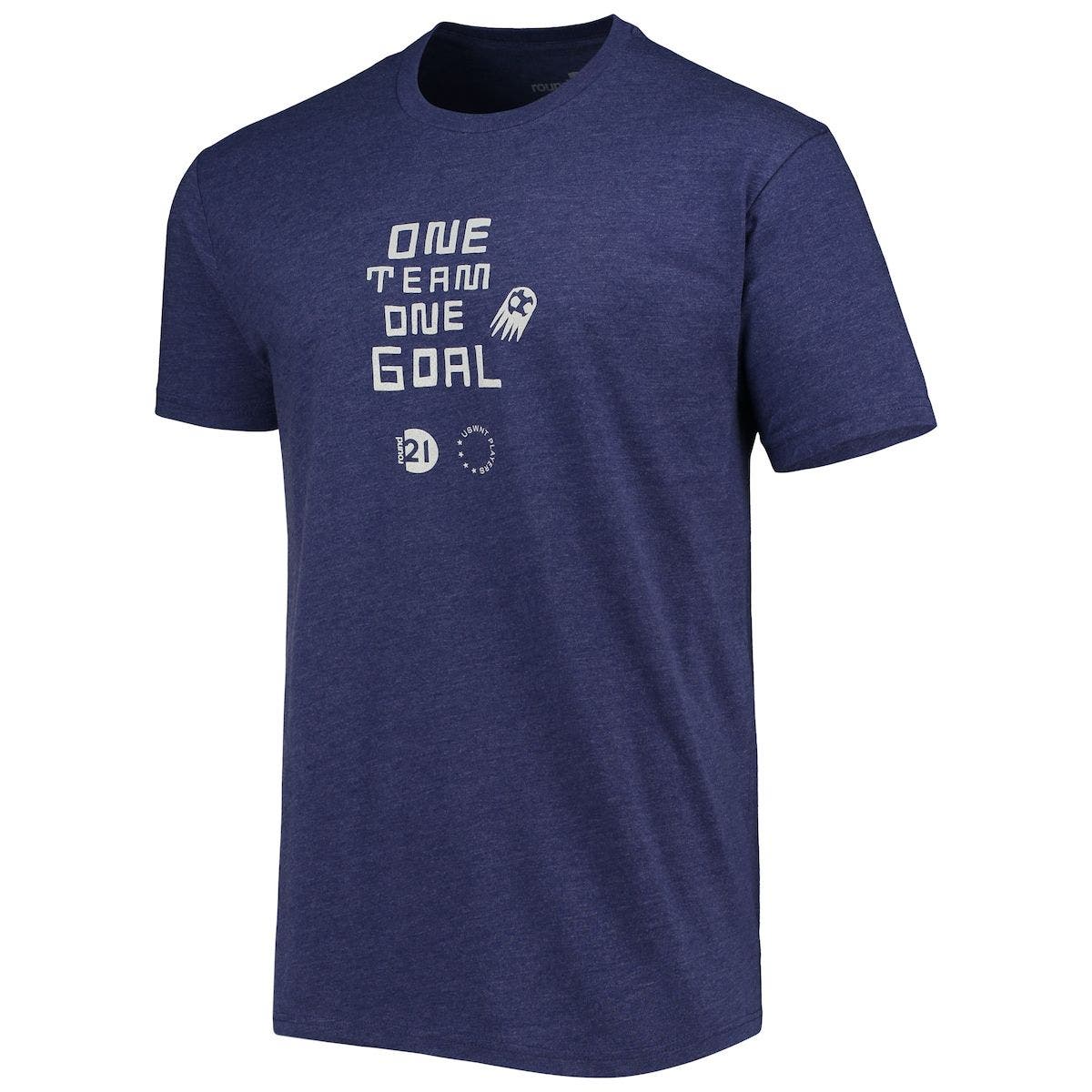 round21 Men's round21 Crystal Dunn Navy USWNT One Team One Goal T-Shirt ...