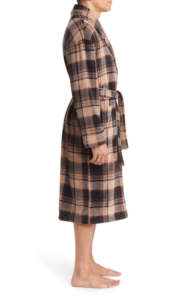 Majestic International Plaid Fleece Robe | Nordstrom