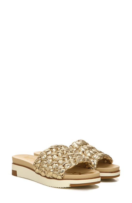 Sam Edelman Women's Ainslie Platform Slide Sandals In Gold | ModeSens
