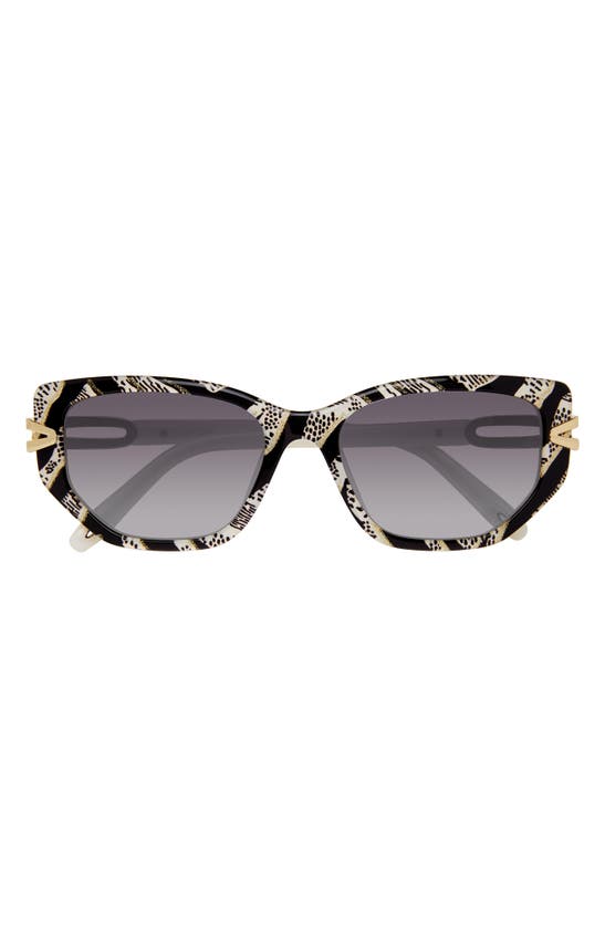 Glemaud X Tura X Victor Glemaud 59mm Cat Eye Sunglasses In Black | ModeSens