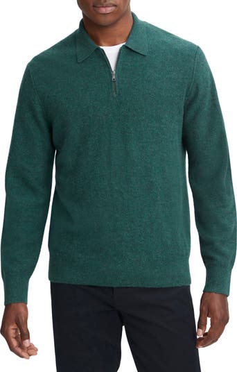 Vince Quarter Zip Boiled Cashmere Sweater | Nordstrom