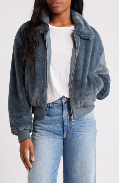 Women's Blue Faux Fur Coats | Nordstrom