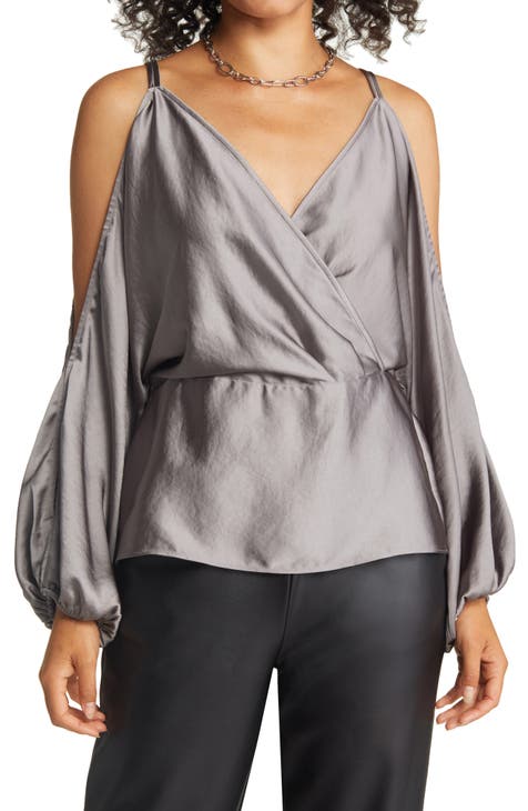 Women's Grey Tops | Nordstrom
