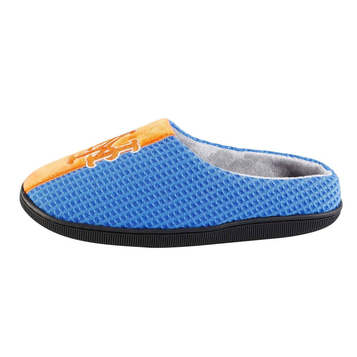 FOCO Men's FOCO Royal New York Mets Team Stripe Memory Foam Slide ...