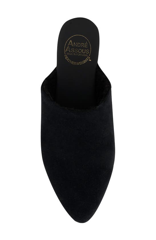 Andre Assous Tiana Weather Resistant Mule In Black Leather | ModeSens