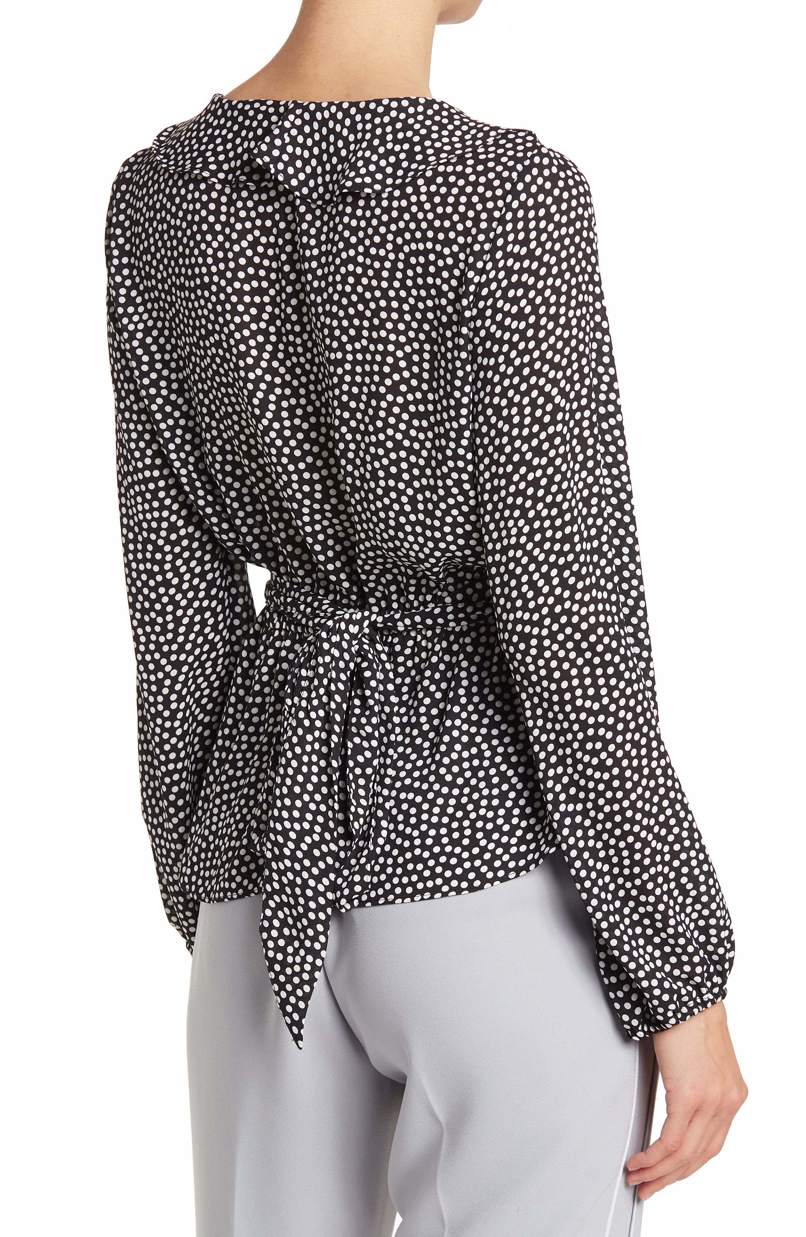 MAX STUDIO Ruffle Peplum Blouse | Nordstromrack