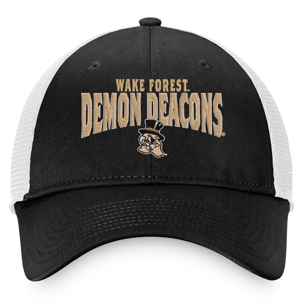 TOP OF THE WORLD Men's Top of the World Black/White Wake Forest Demon ...