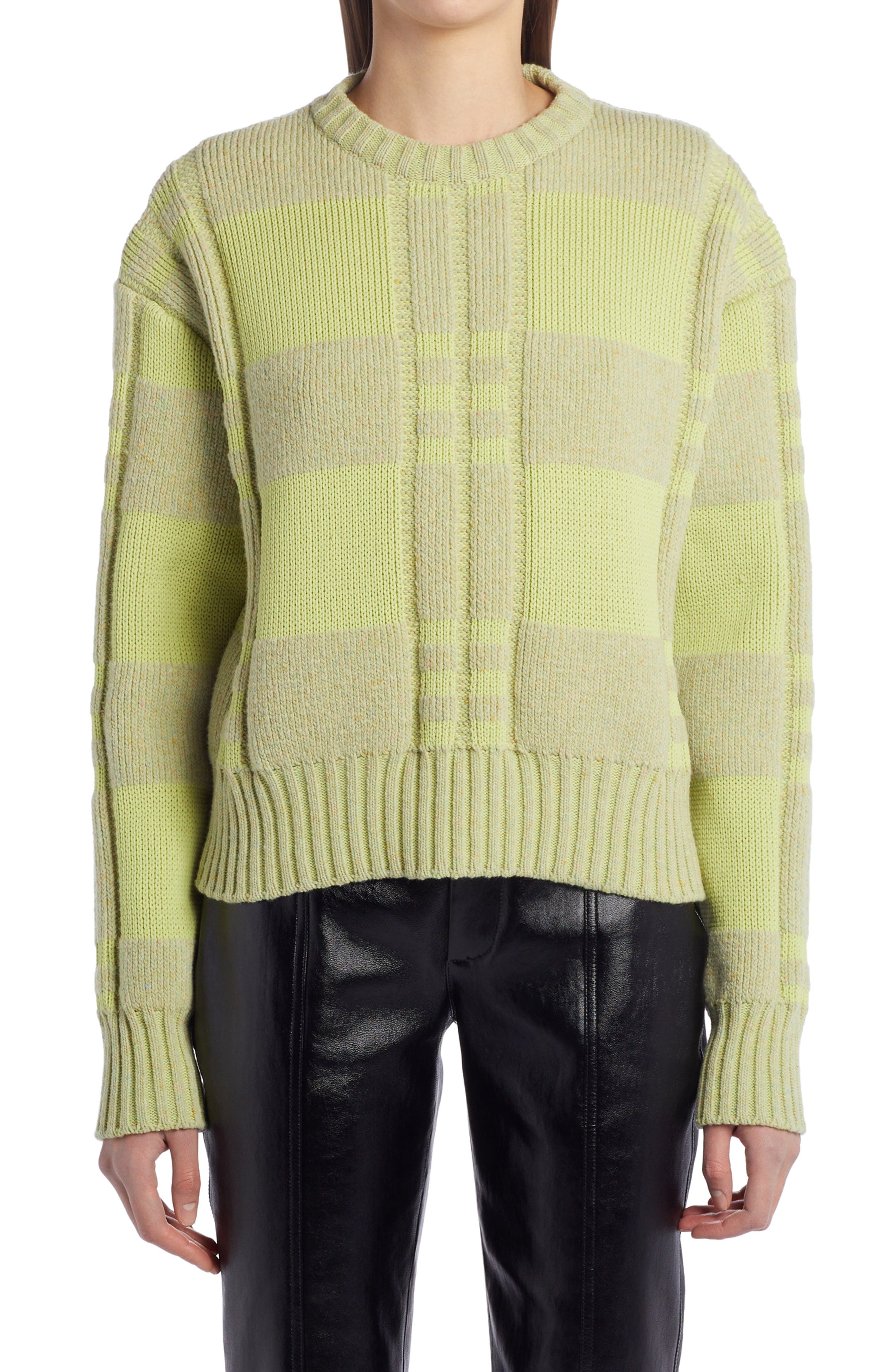 Bottega Veneta Colorblock Wool Sweater | Nordstrom