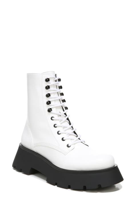 Women's White Lace-Up Boots | Nordstrom
