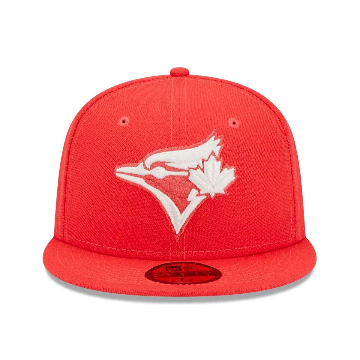 New Era Men's New Era Red Toronto Blue Jays Lava Highlighter Logo ...