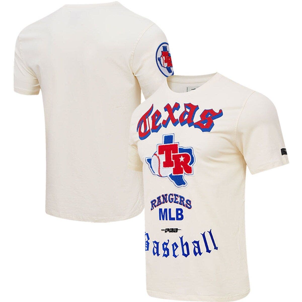 PRO STANDARD Men's Pro Standard Cream Texas Rangers Cooperstown ...