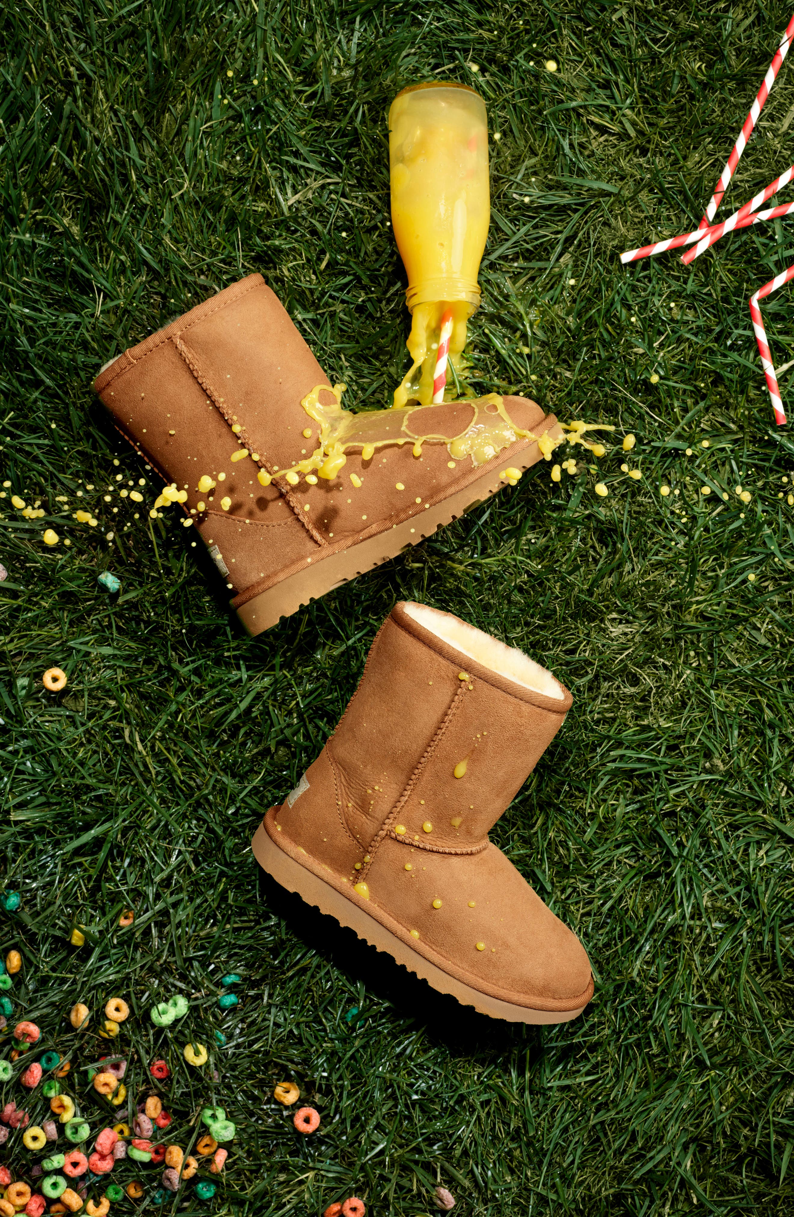 UGG | Classic Short II Water Resistant Genuine Shearling Boot ...