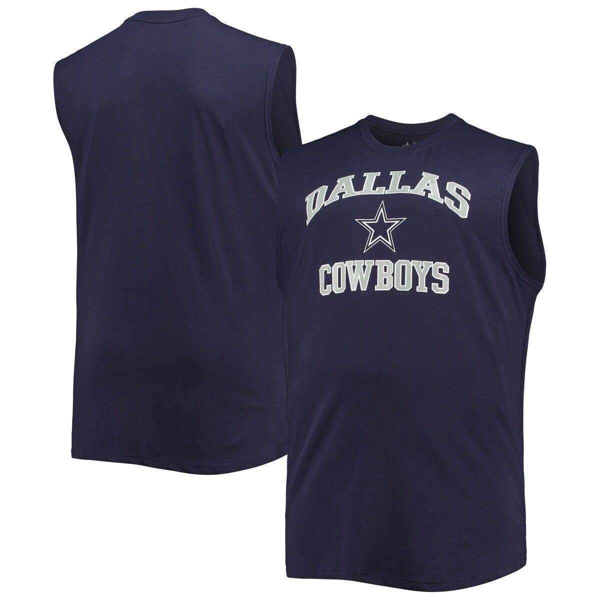 PROFILE Men's Navy Dallas Cowboys Big & Tall Muscle Tank Top | Nordstrom