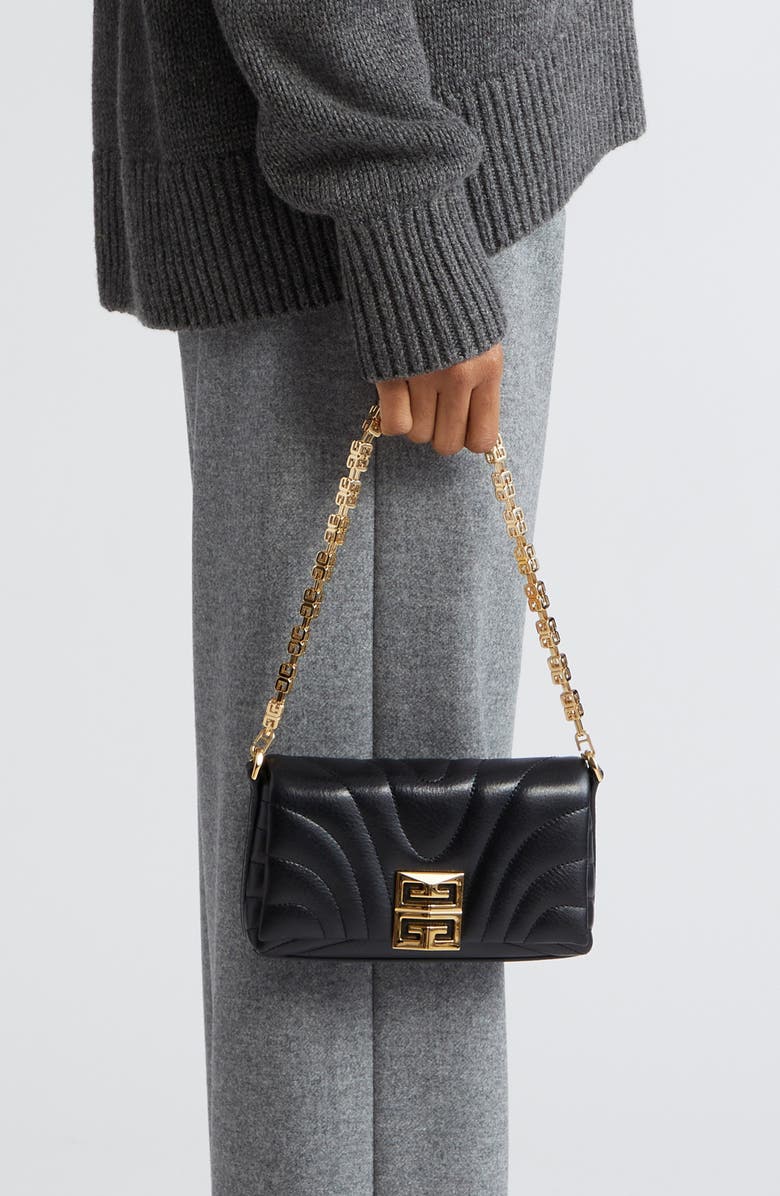 Givenchy Micro 4G Soft Quilted Metallic Leather Crossbody Bag | Nordstrom