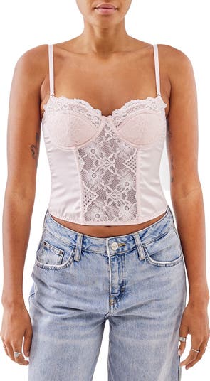 Bdg Urban Outfitters Ava Lace Corset Top Nordstromrack