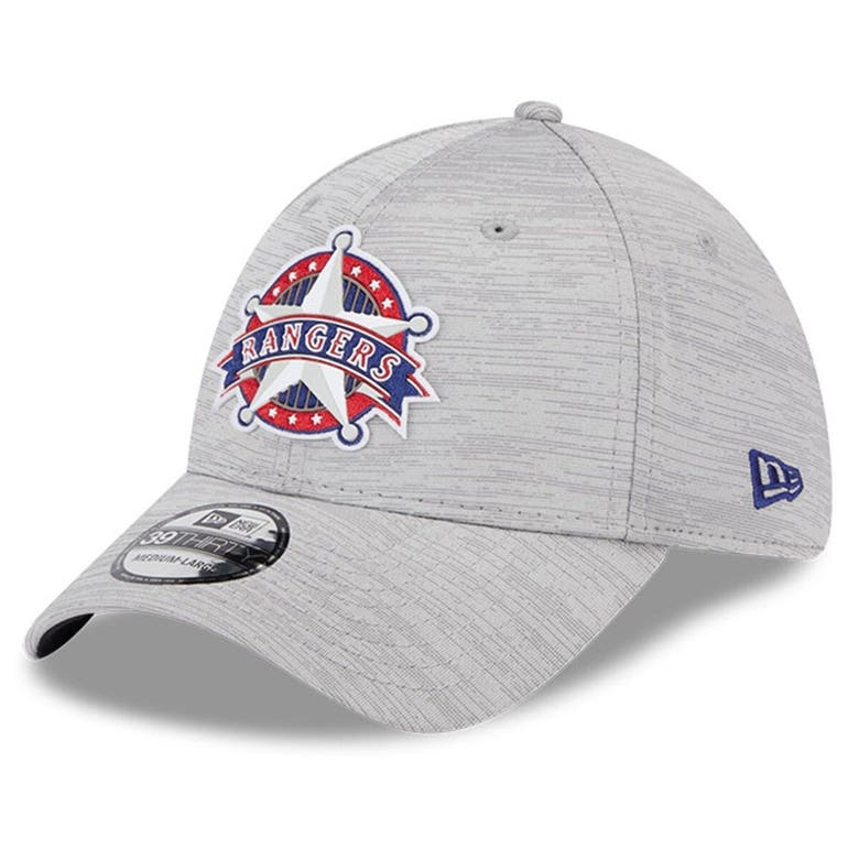 New Era Gray Texas Rangers 2023 Clubhouse 39thirty Flex Hat | ModeSens
