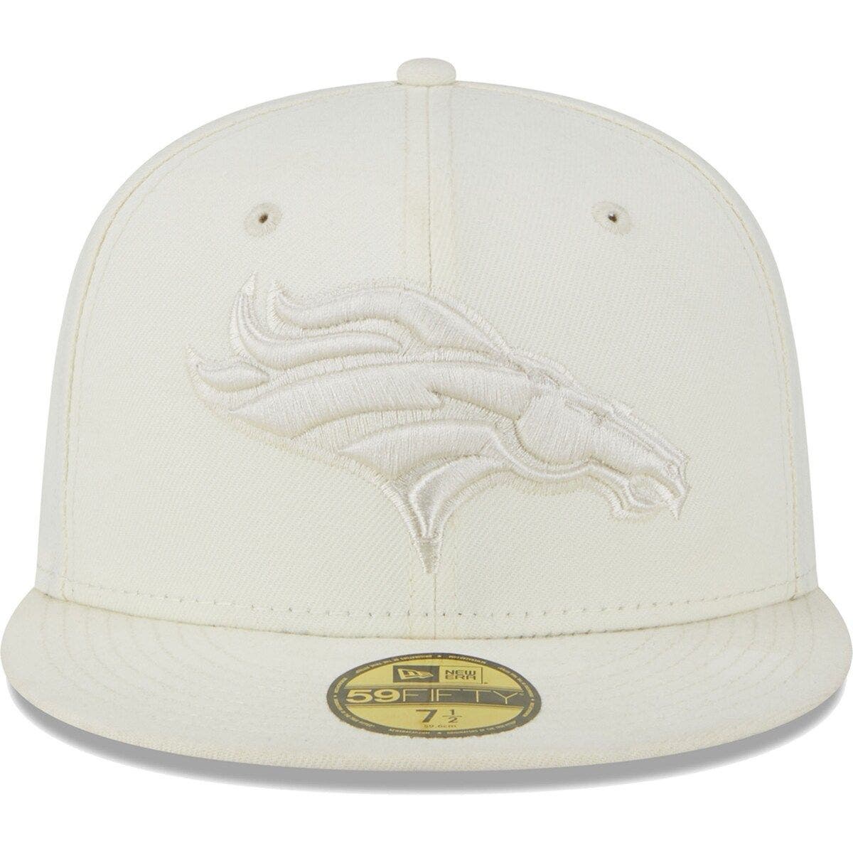 New Era Men's New Era Cream Denver Broncos Color Pack 59FIFTY Fitted ...