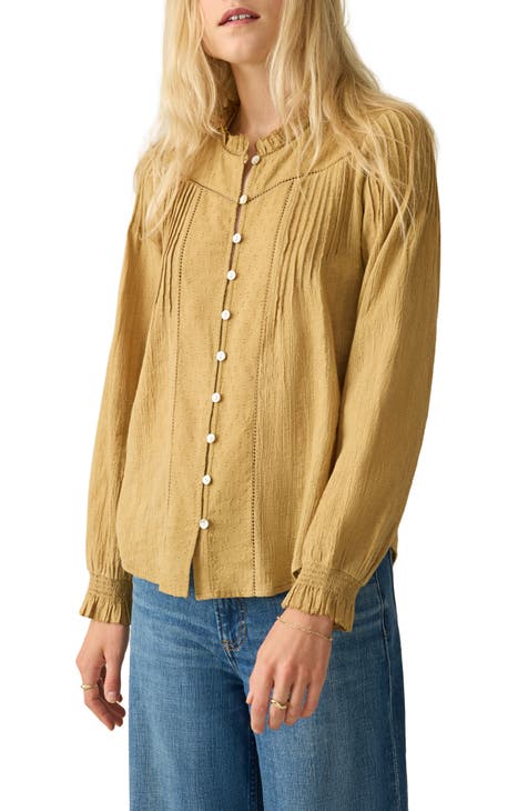 Women's 100% Cotton Button Up Tops | Nordstrom
