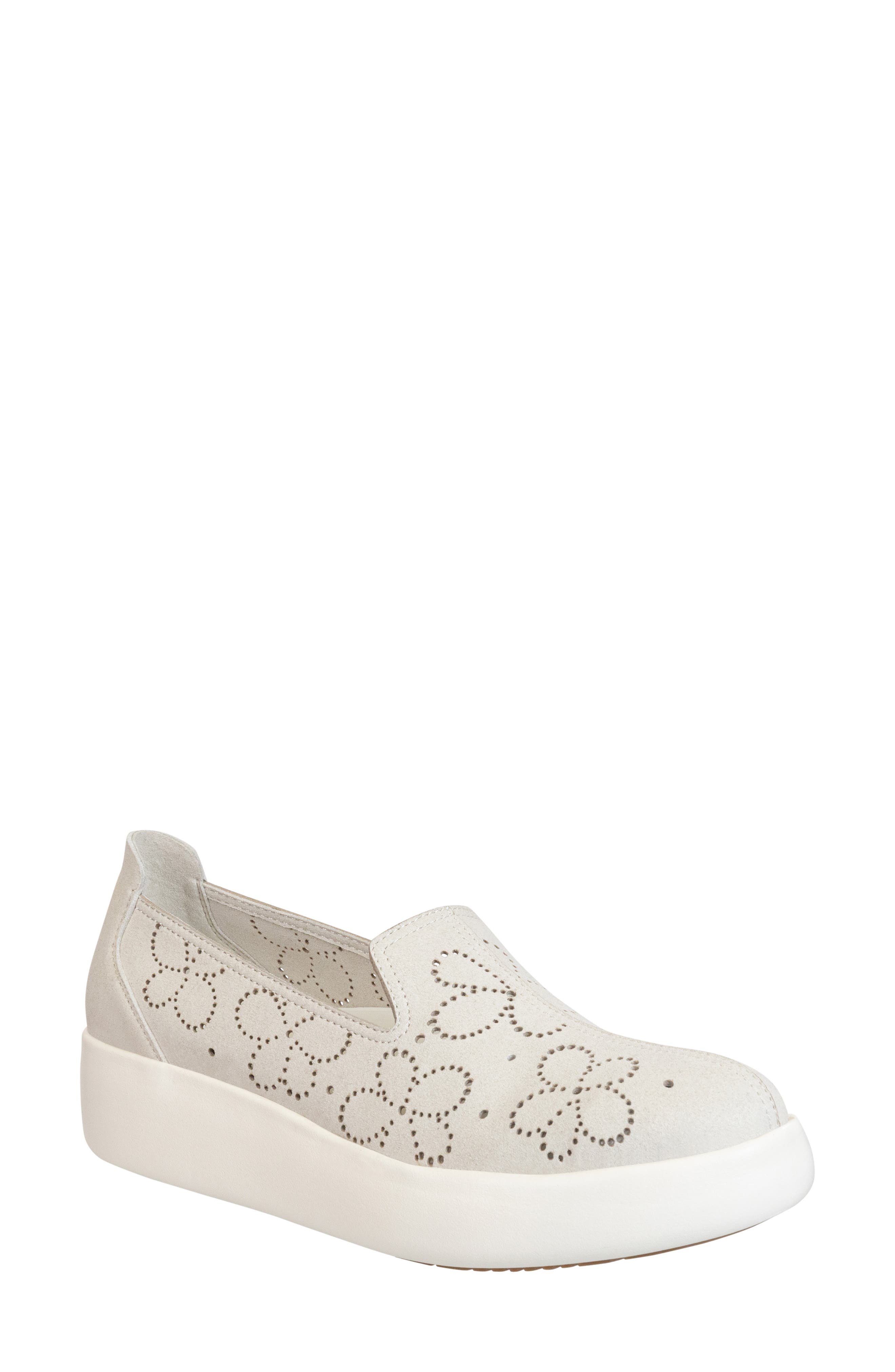 OTBT Coexist Perforated Floral Platform Slip-On Sneaker (Women) | Nordstrom
