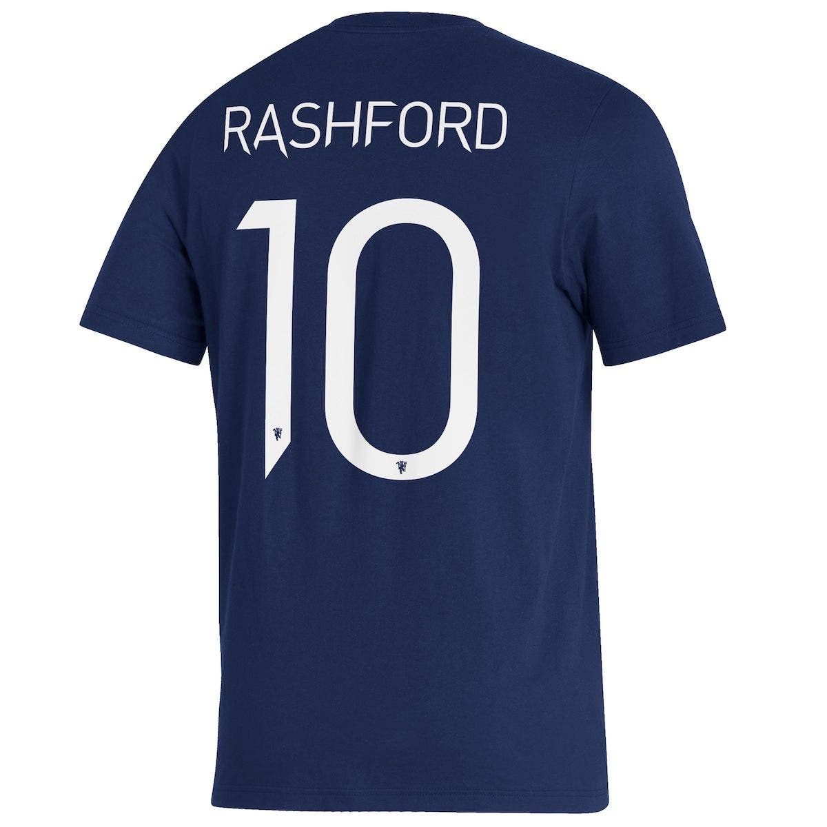 adidas Men's adidas Marcus Rashford Navy Manchester United Name ...