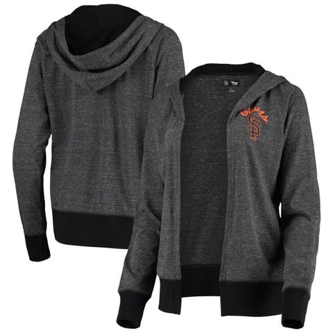 Women's G-III 4Her by Carl Banks Heathered Charcoal San Francisco Giants Chalk Talk Tri-Blend ...