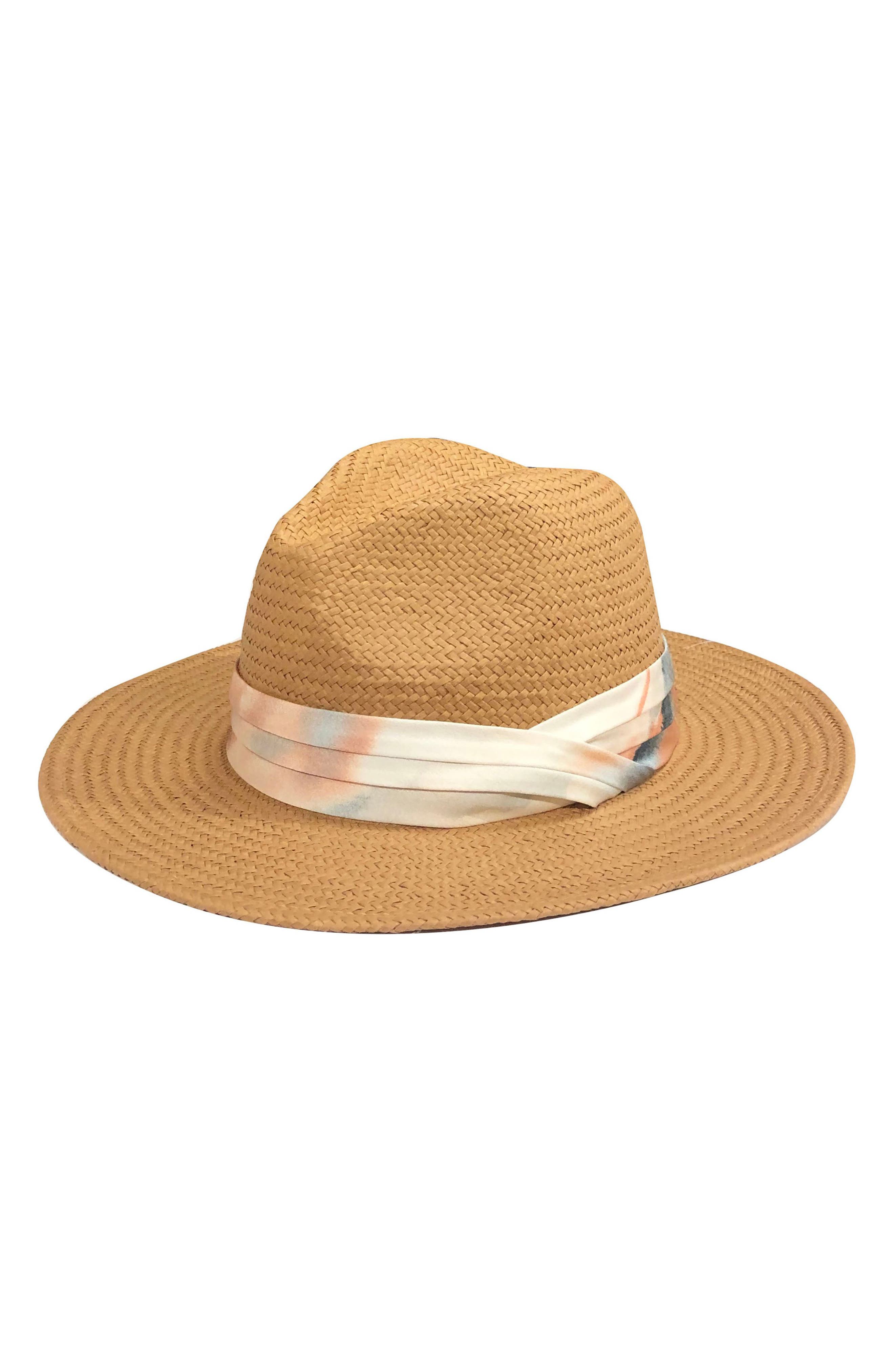 MARCUS ADLER Ribbon Band Panama Hat | Nordstromrack