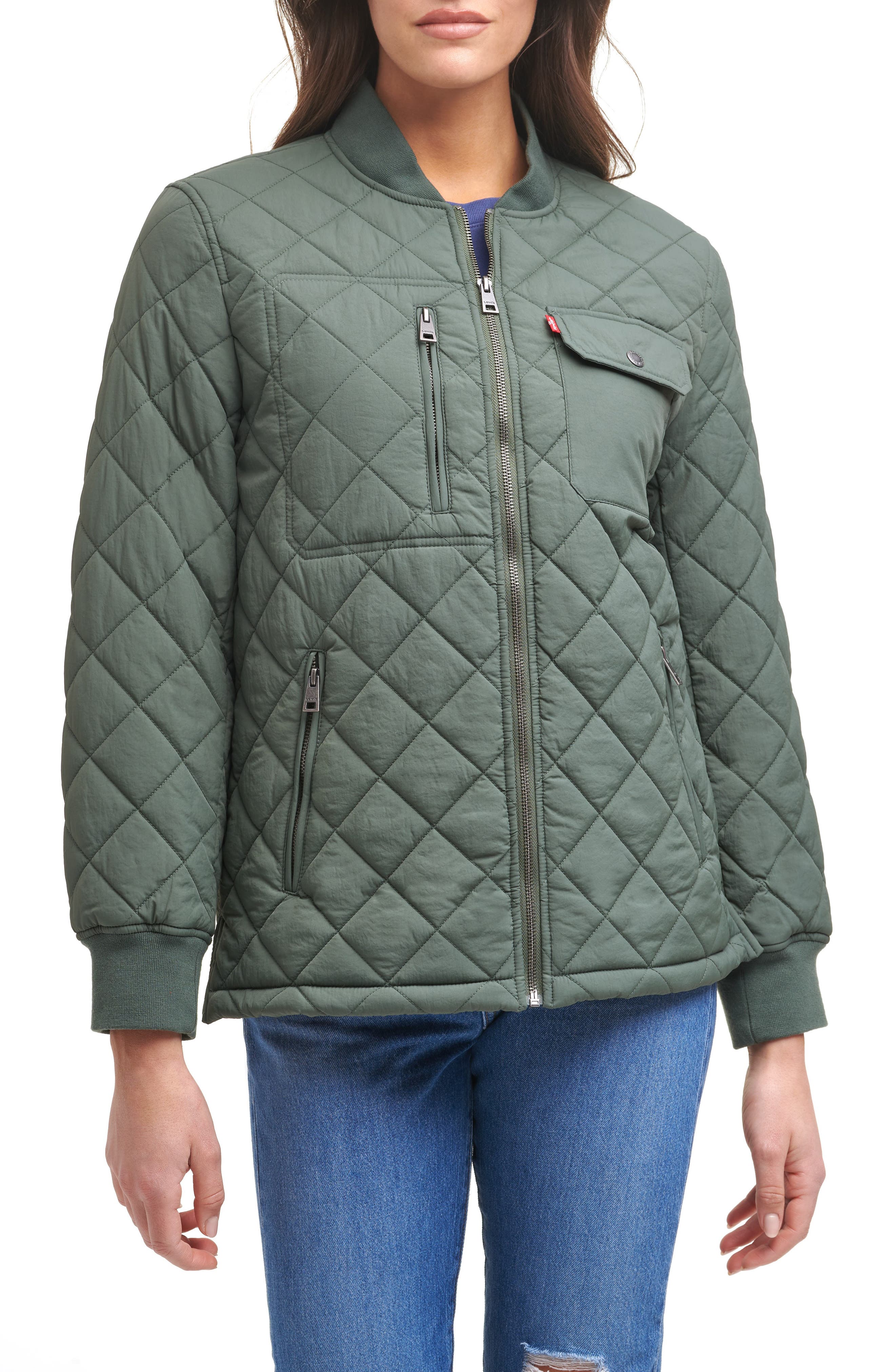 Levi's® Diamond Quilted Oversize Jacket | Nordstrom