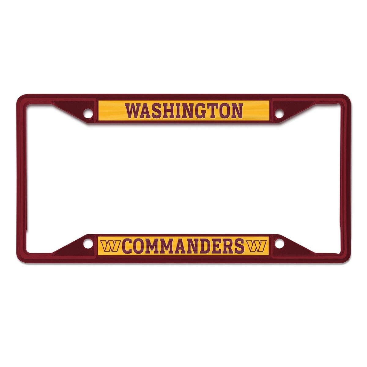 WINCRAFT Washington Commanders Chrome Color License Plate Frame | Nordstrom