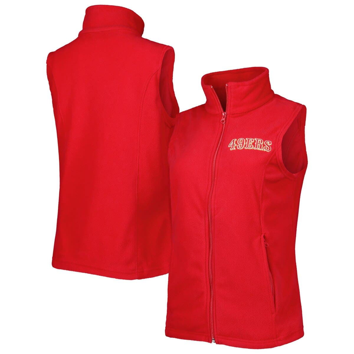 DUNBROOKE Women's Dunbrooke Scarlet San Francisco 49ers Fleece Full-Zip ...