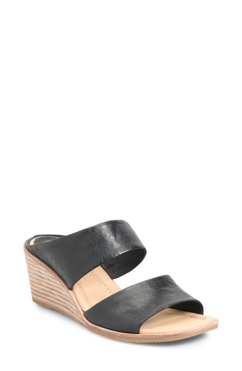 Women's Black Wedge Sandals | Nordstrom